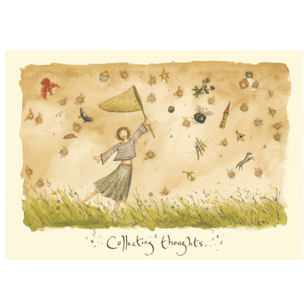 Collecting Thoughts Card by Fran Evans - Two Bad Mice