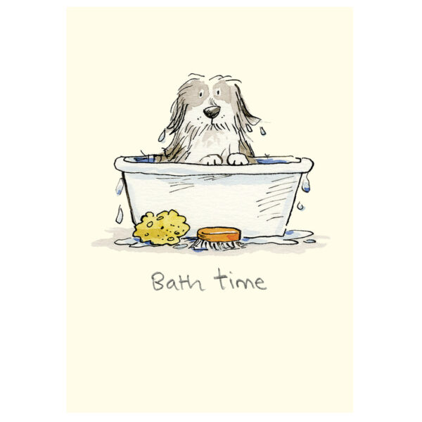 Bath Time Card - Two Bad Mice